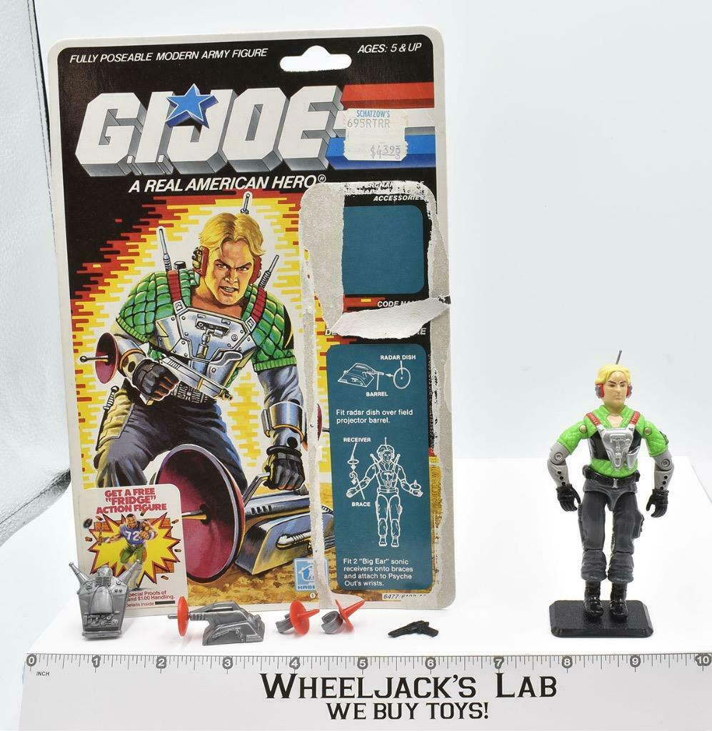 Psyche-Out V1 100% Complete W/ Card 1987 GI Joe Hasbro Vintage Action ...