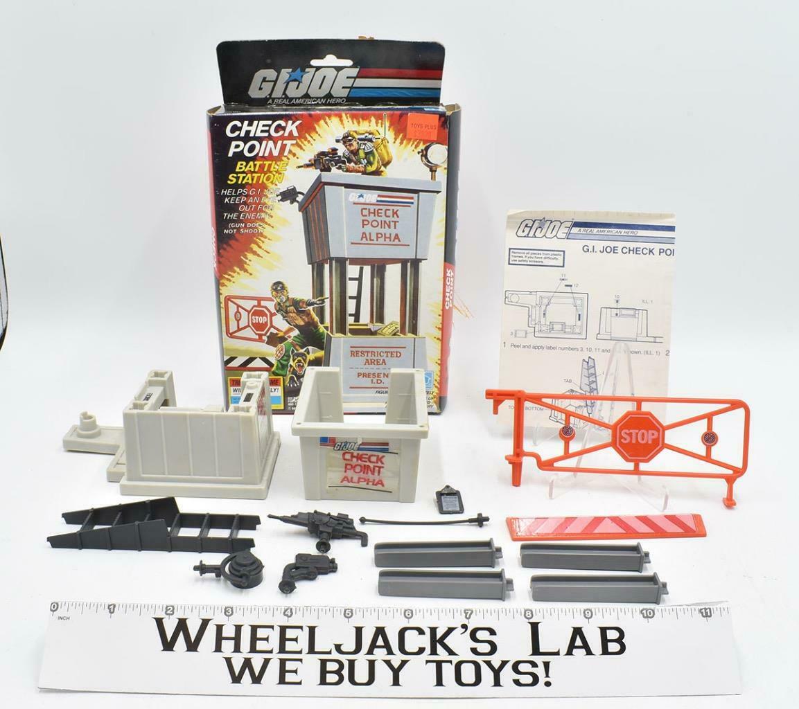 Check Point Alpha Station Unit W/ Box GI Joe 1985 Action Figure ...