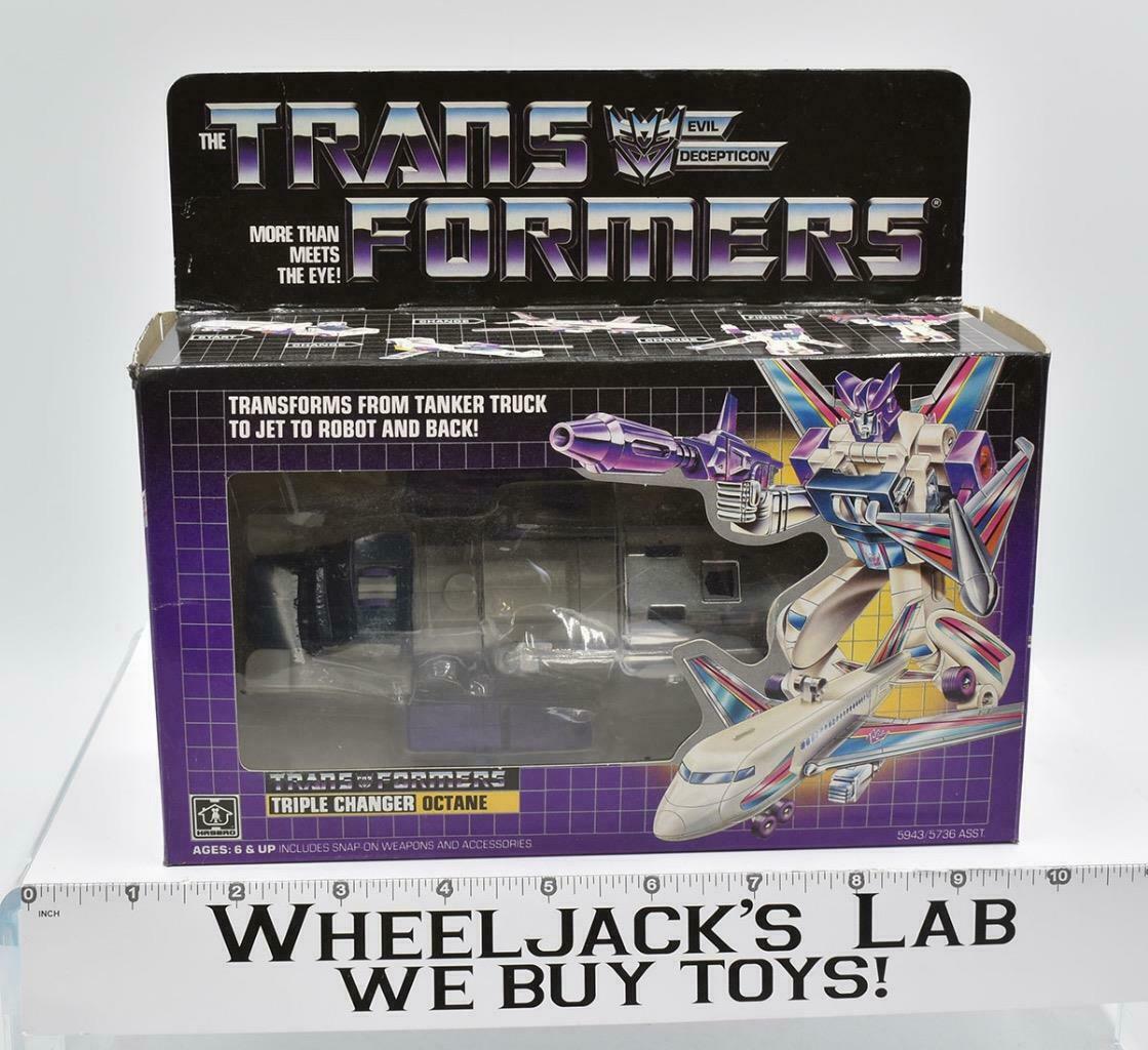 Octane MIB 100% Complete 1986 Vintage Hasbro G1 Transformers Action ...