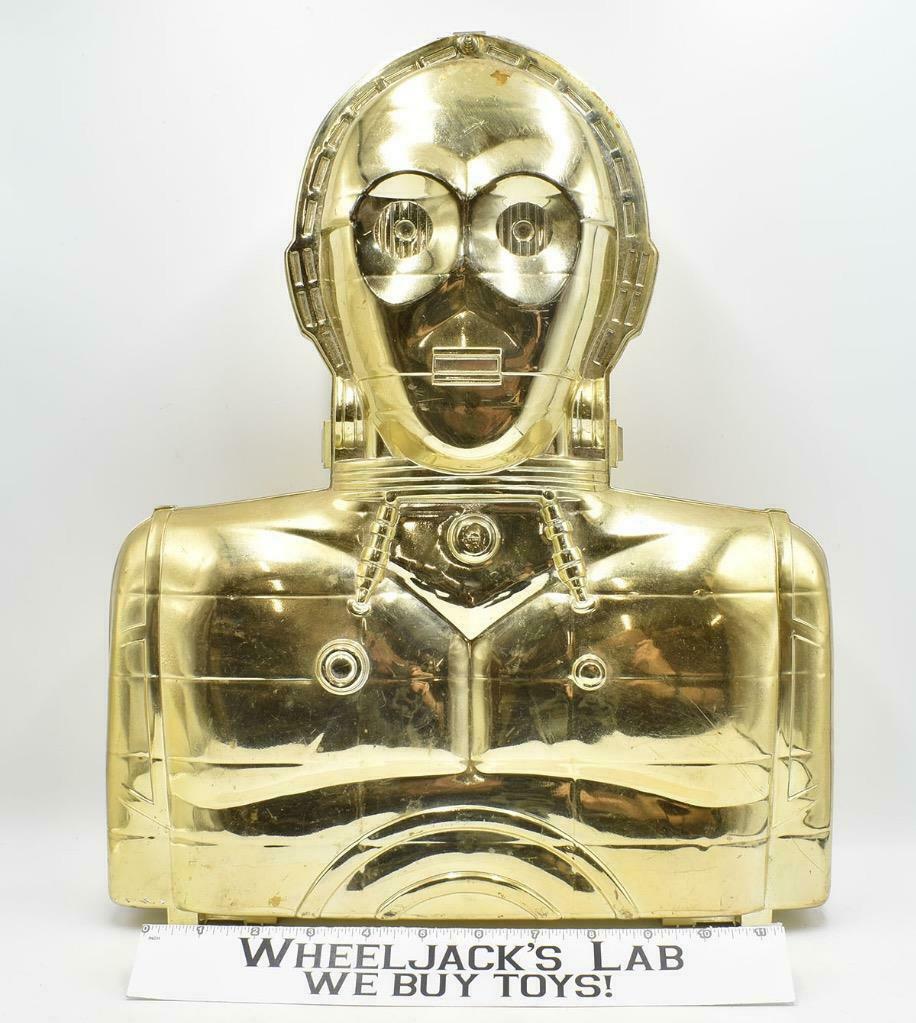 C-3PO Action Figure Storage Case Container W/INSERT 1983 Kenner Star ...
