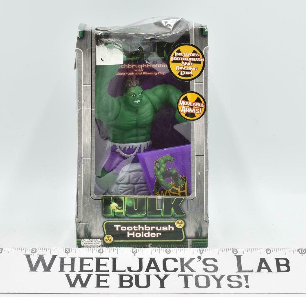Hulk Toothbrush Holder Marvel 2003 Action Figure - Wheeljack's Lab