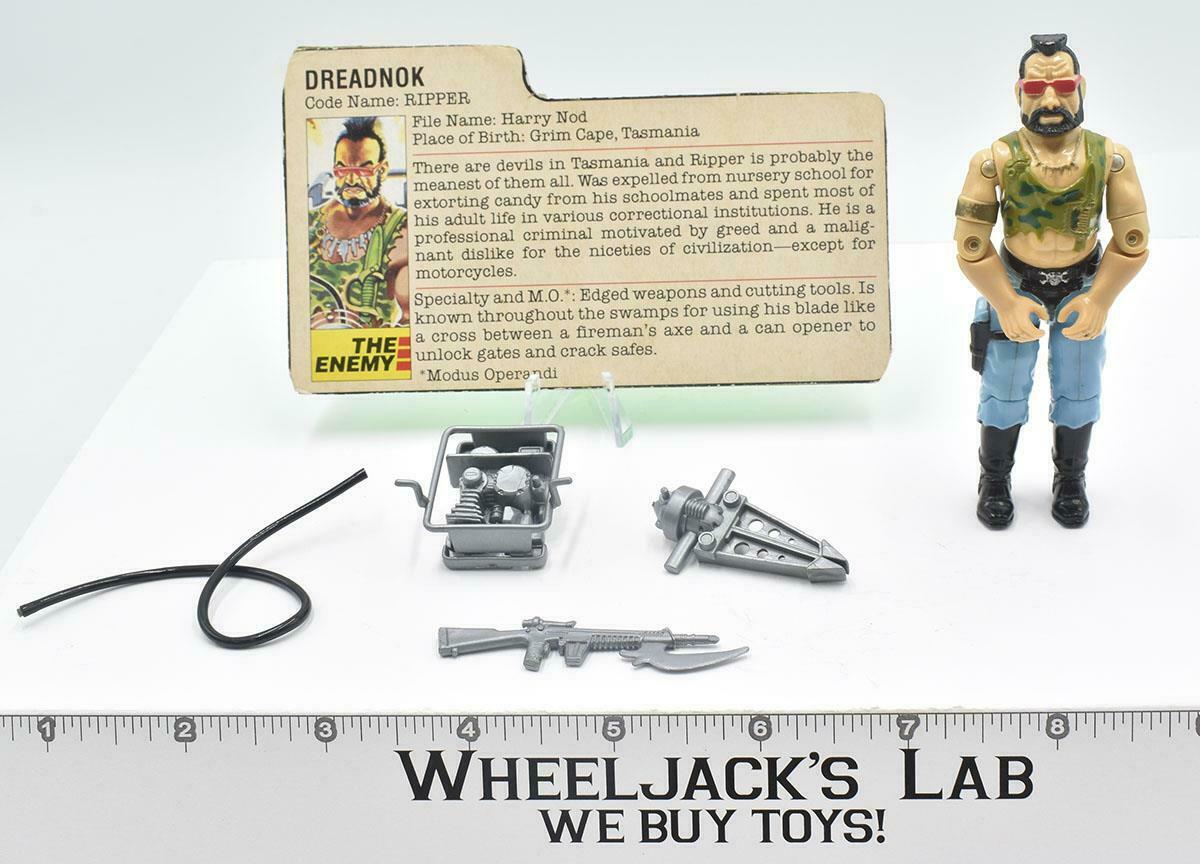 Ripper V1 100% Complete 1985 GI Joe ARAH Vintage Hasbro Action Figure ...