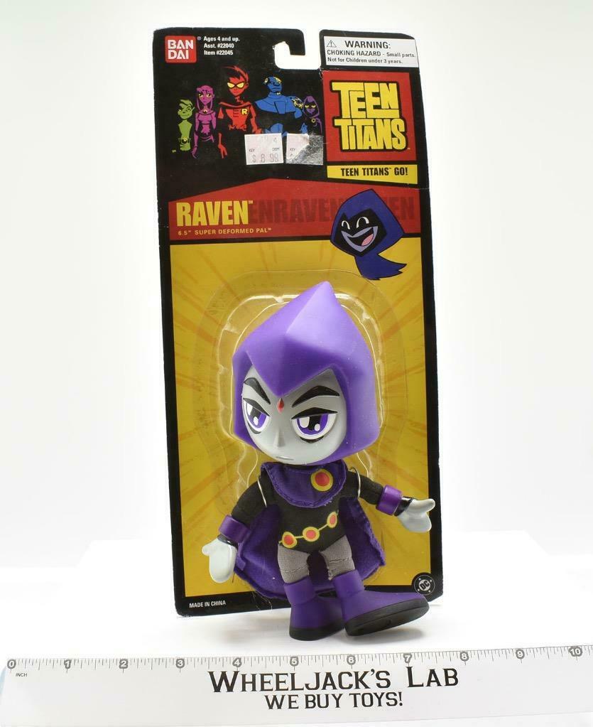 Raven Super Deformed Pal MOSC NEW Teen Titans 2004 Bandai DC Super ...