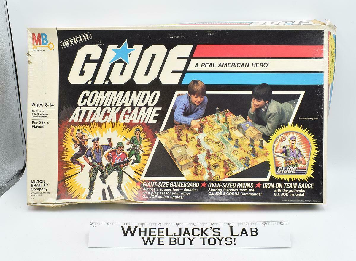 Commando Attack Board Game #4516 GI Joe 1985 Hasbro Vintage - Wheeljack's Lab