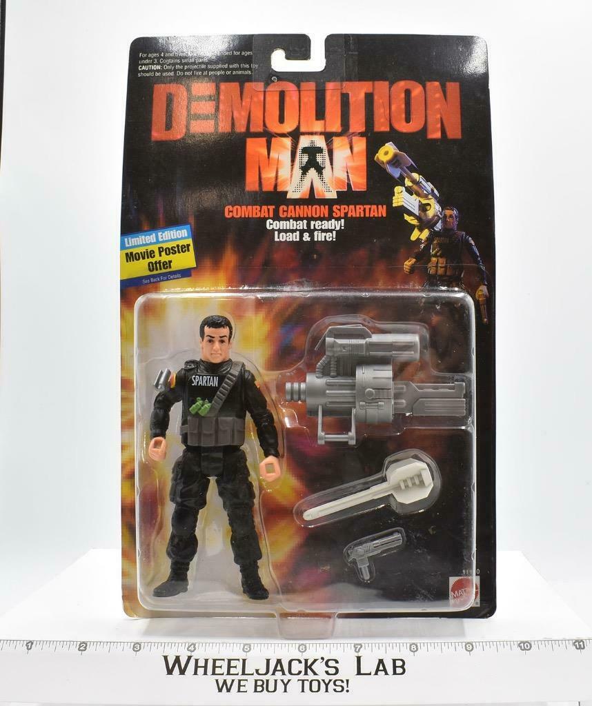 Combat Cannon Spartan Demolition Man 1993 Mattel NEW MOSC Action Figure ...
