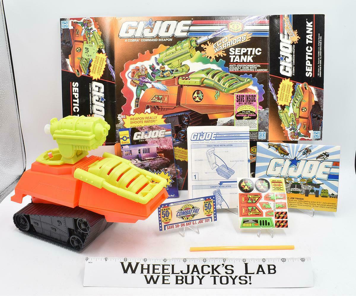 Cobra Septic Tank 100% Complete W/ Box GI Joe 1991 Vehicle Hasbro ...