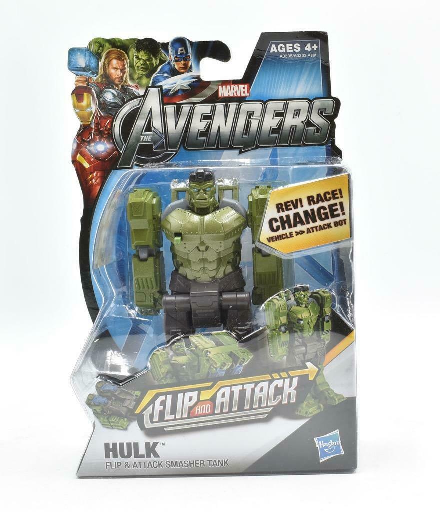 Hulk Flip and Attack The Avengers Marvel MOSC NEW Hasbro 2012 Action ...