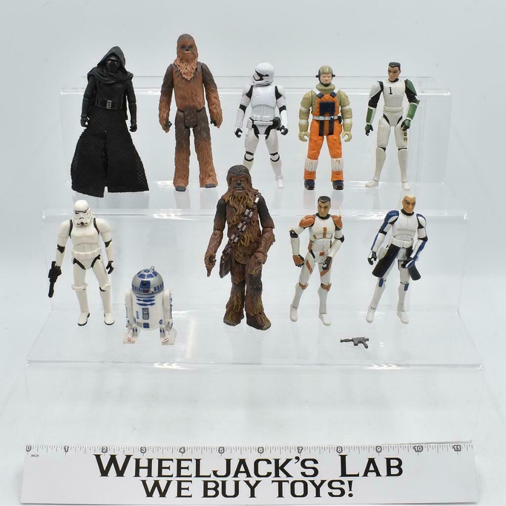 Lot of 10 Star Wars Action Figures Kenner Action Figures - Wheeljack's Lab