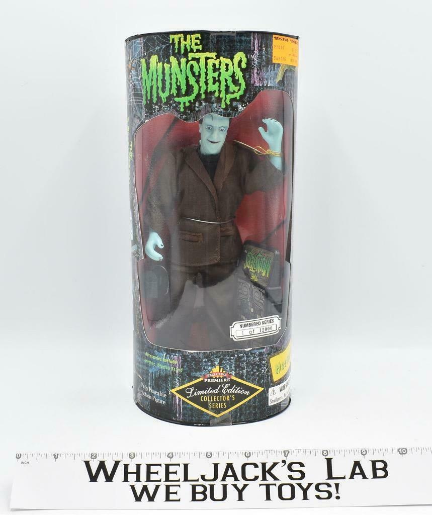 Herman The Munsters 9" w/ lunchbox MISB 1997 Exclusive Premiere Action ...