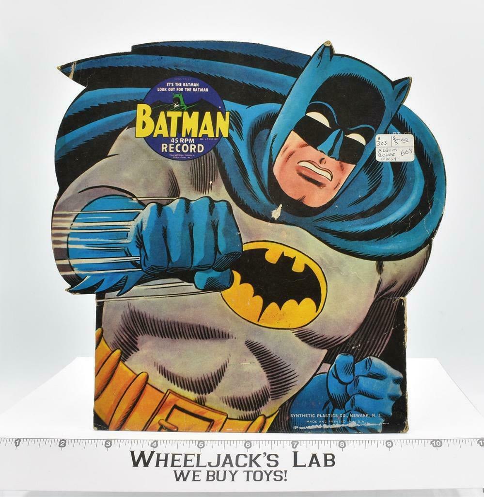 Batman Vinyl Record Cover 1966 Synthetic Plastics Co. (Album Cover ONLY ...