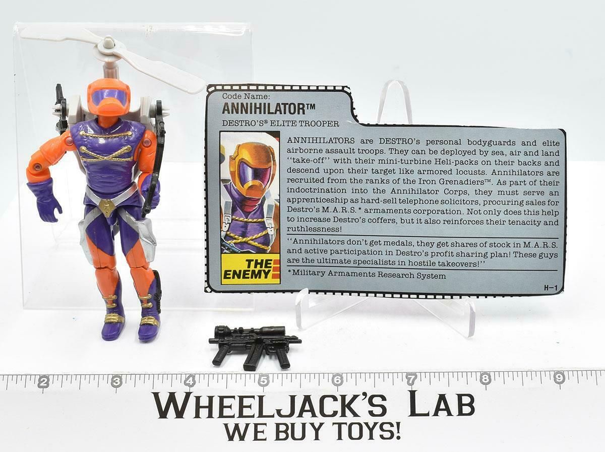 Annihilator V1 100% Complete 1989 GI Joe Vintage Hasbro Action Figure ...