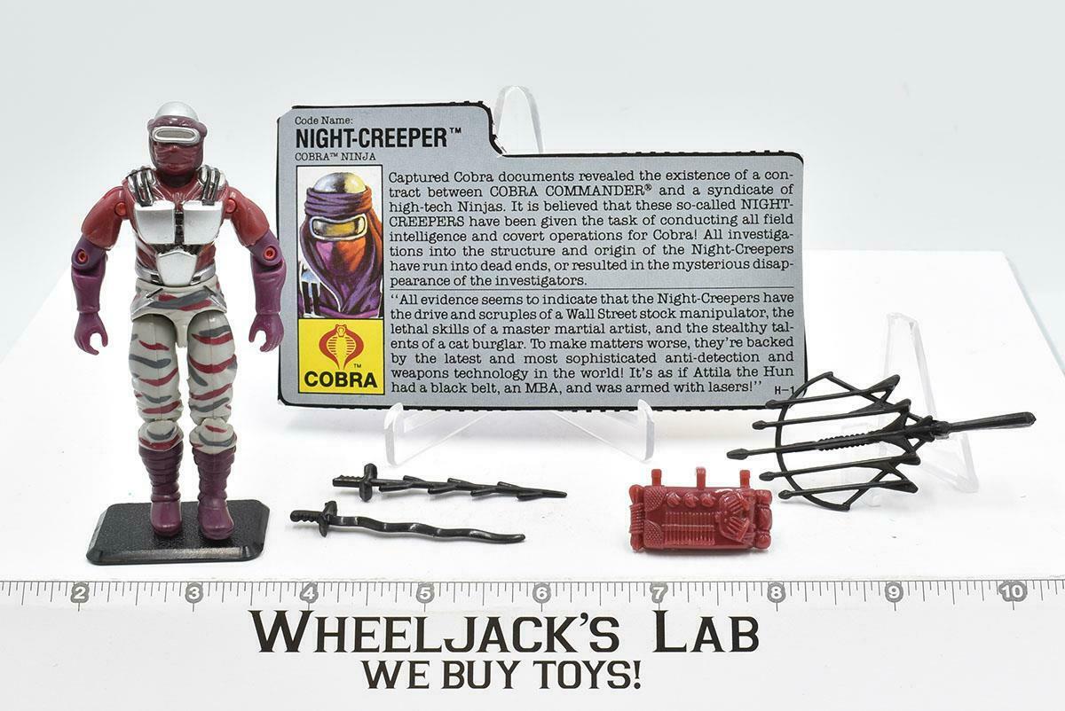 Night-Creeper V1 1990 GI Joe ARAH Hasbro Vintage Action Figure ...