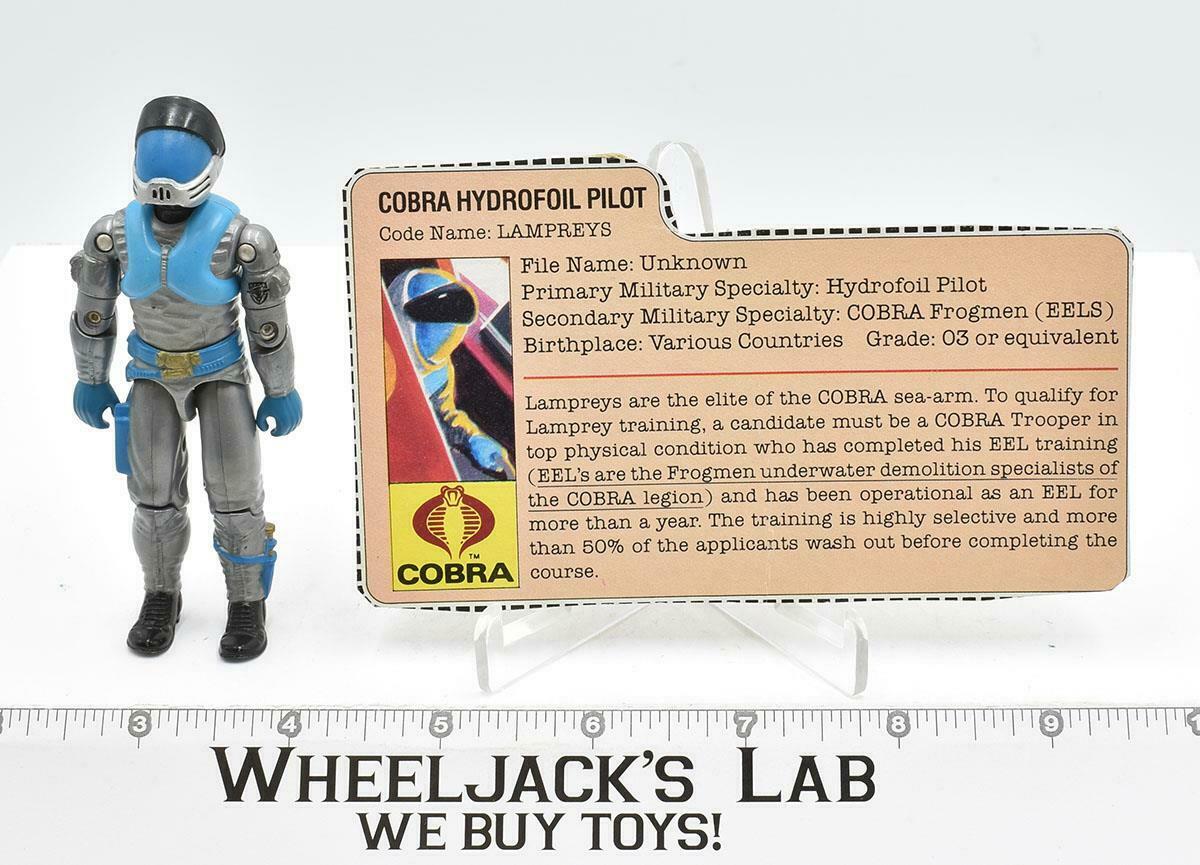 Lampreys V1 1985 GI Joe ARAH Vintage Hasbro Action Figure - Wheeljack's Lab