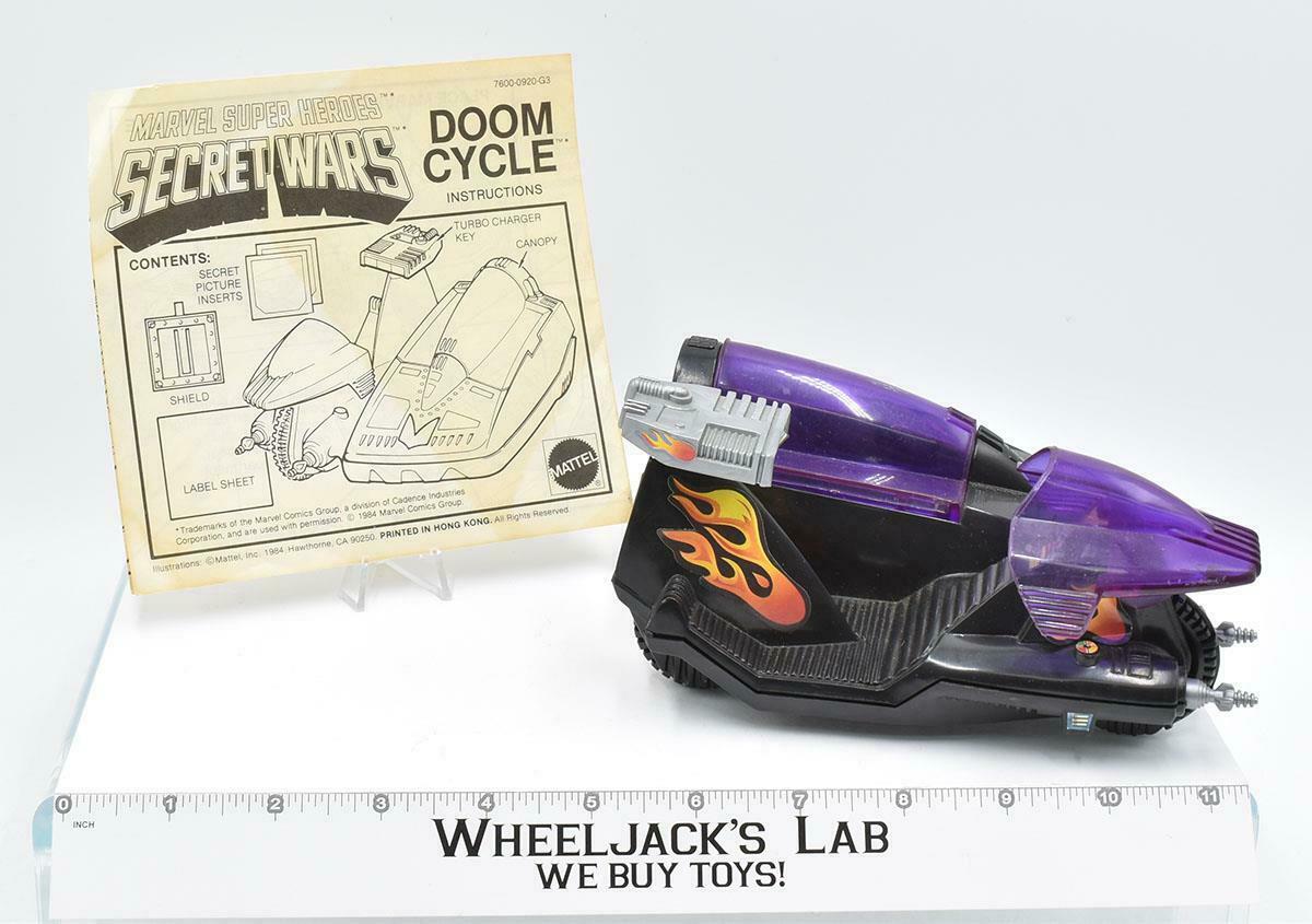 Dr. Doom Cycle Motorcycle 100% Complete 1984 Secret Wars Marvel Vintage ...