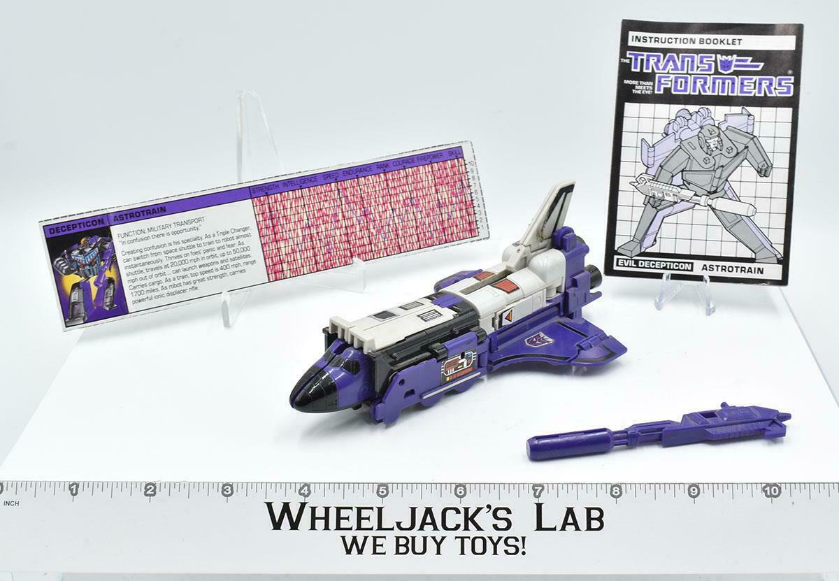 Astrotrain 100% Complete Vintage 1985 G1 Transformers Hasbro Action ...