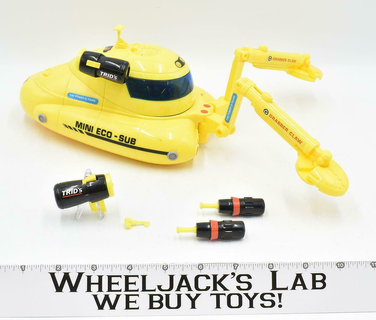 Captain Planet Eco-Sub Yellow Action Figure Vehicle 1991 Tiger Toys ...