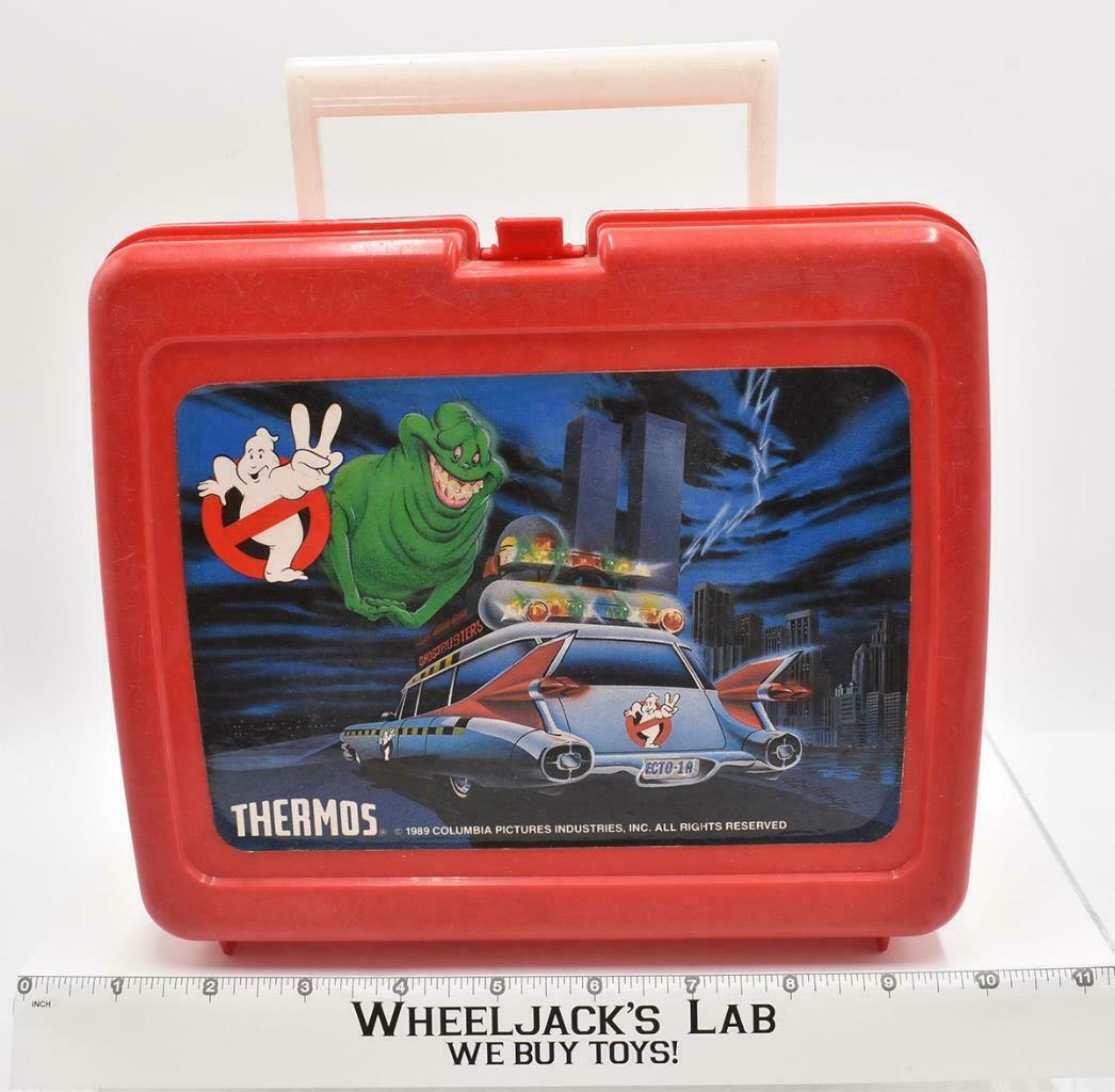 Ghostbusters 2 Thermos Red Lunchbox 1989 Columbia Pictures Kenner ...