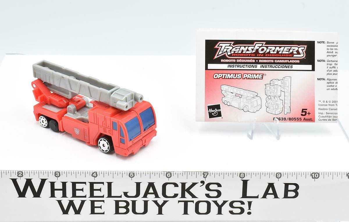 Optimus Prime Spy Changers RID 100% Complete 2001 Hasbro Transformers ...