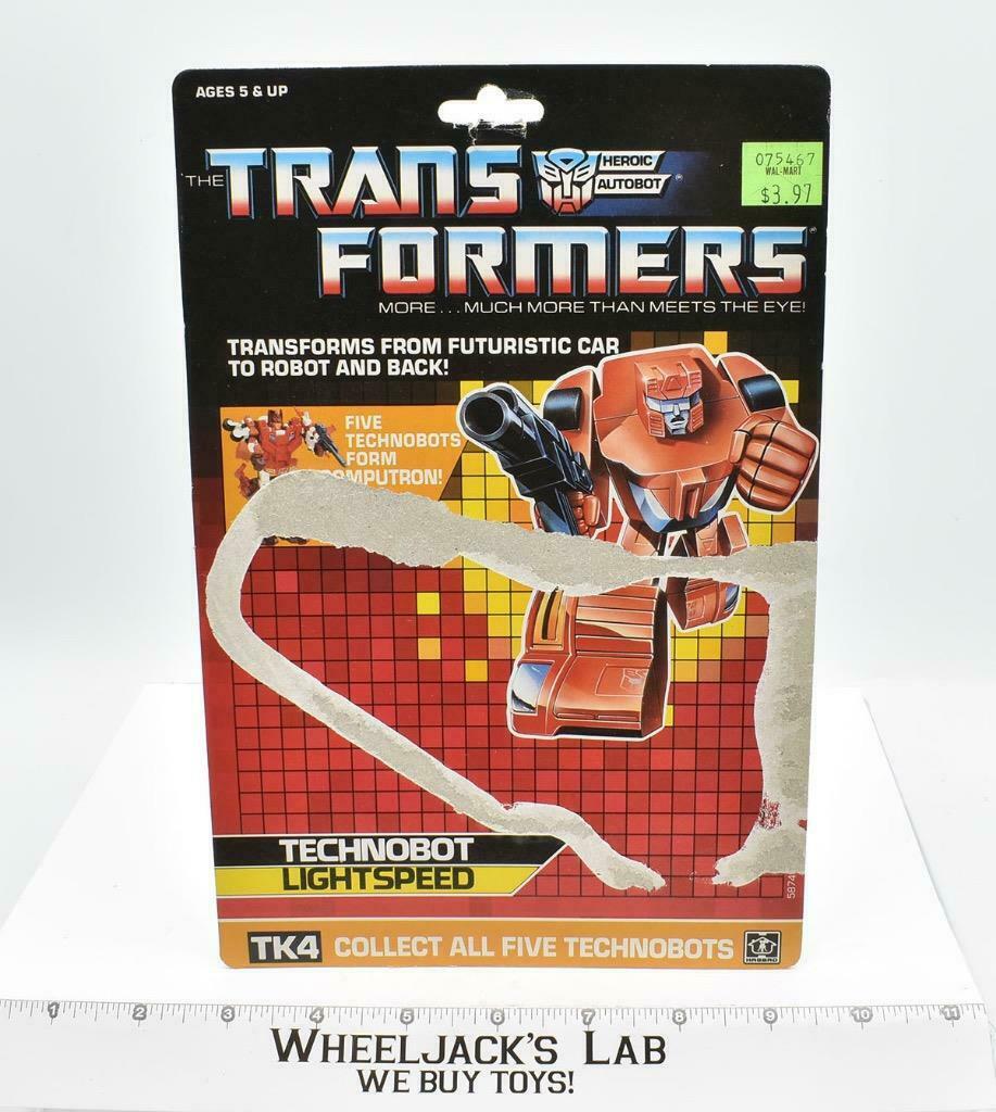 Lightspeed Cardback 1987 Vintage Hasbro G1 Transformers Action Figure ...