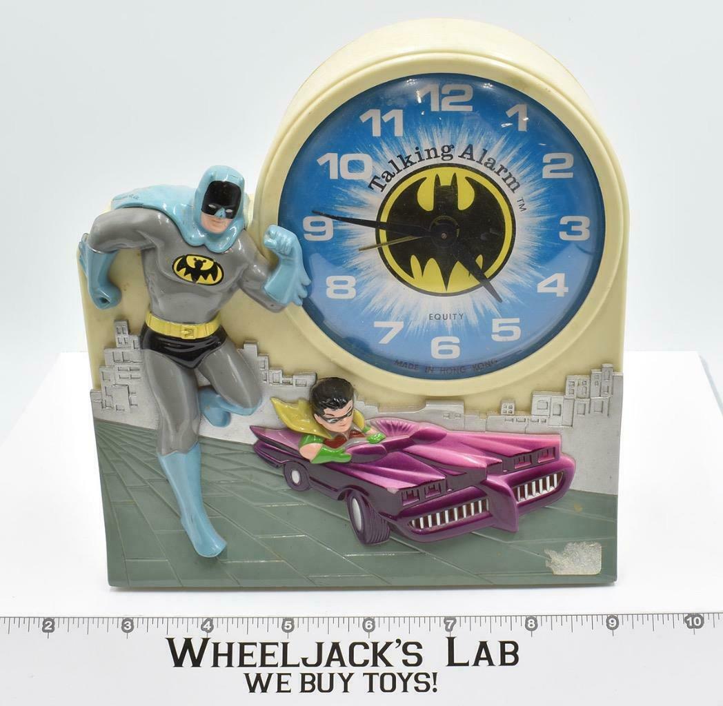 Batman & Robin Vintage Alarm Clock 1974 Janex (Untested) - Wheeljack's Lab