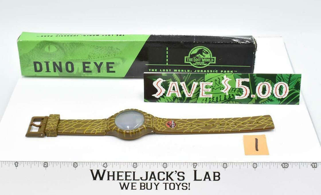 Dino Eye #1 Jurassic Park The Lost World Burger King 1997 Wrist Watch ...
