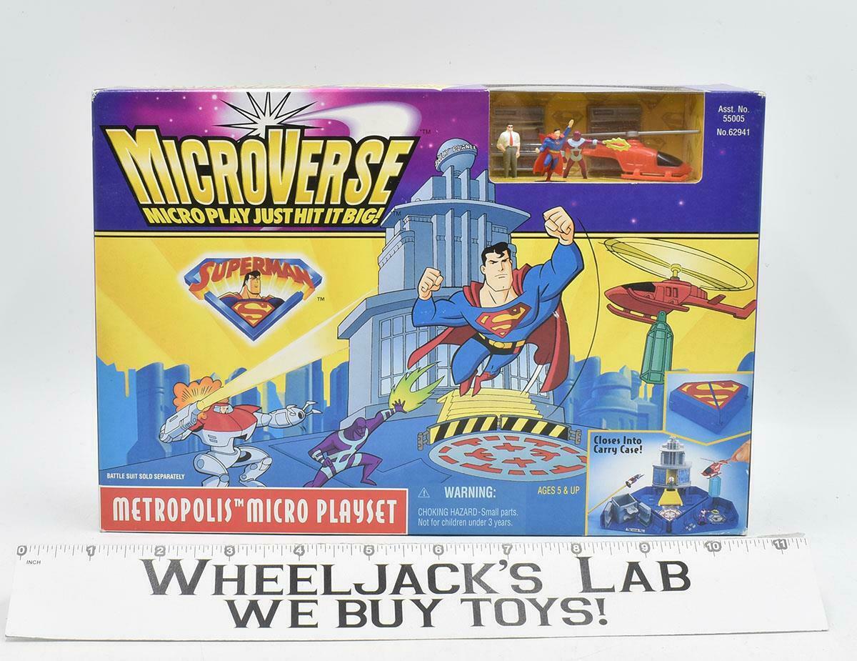 Superman Microverse Metropolis Micro Playset DC Comics Kenner 1996 MISB ...