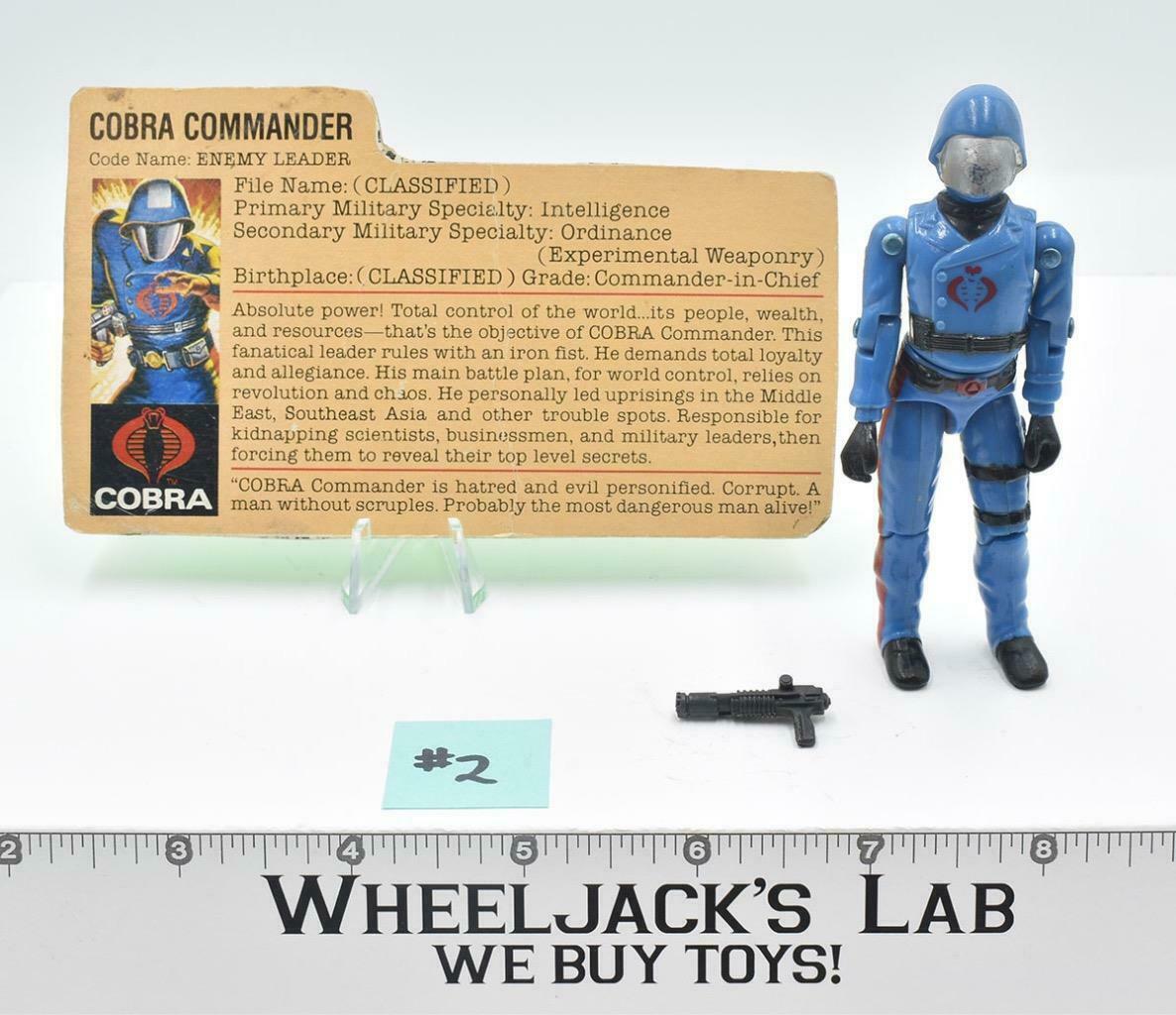 Cobra Commander Mickey Mouse #7 V1 Straight Arms Complete GI Joe Vintage 1982 - Wheeljack's Lab