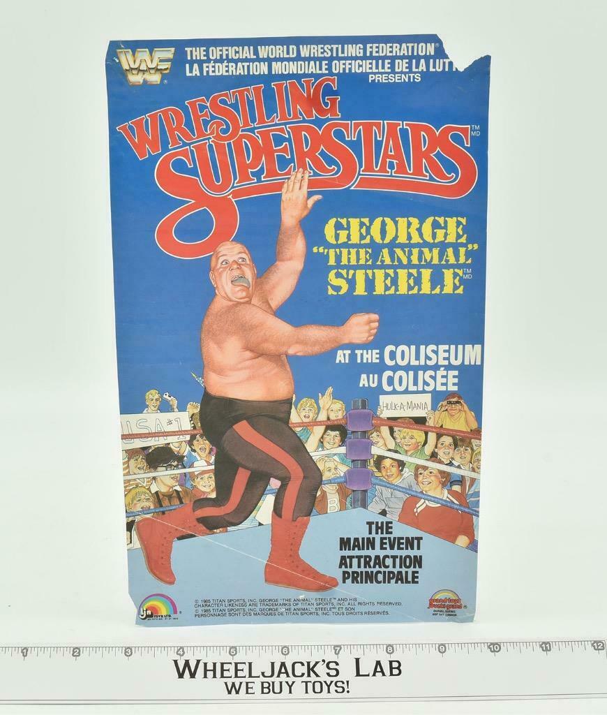 George "The Animal" Steele Original Poster 1985 WWF LJN Wrestling ...