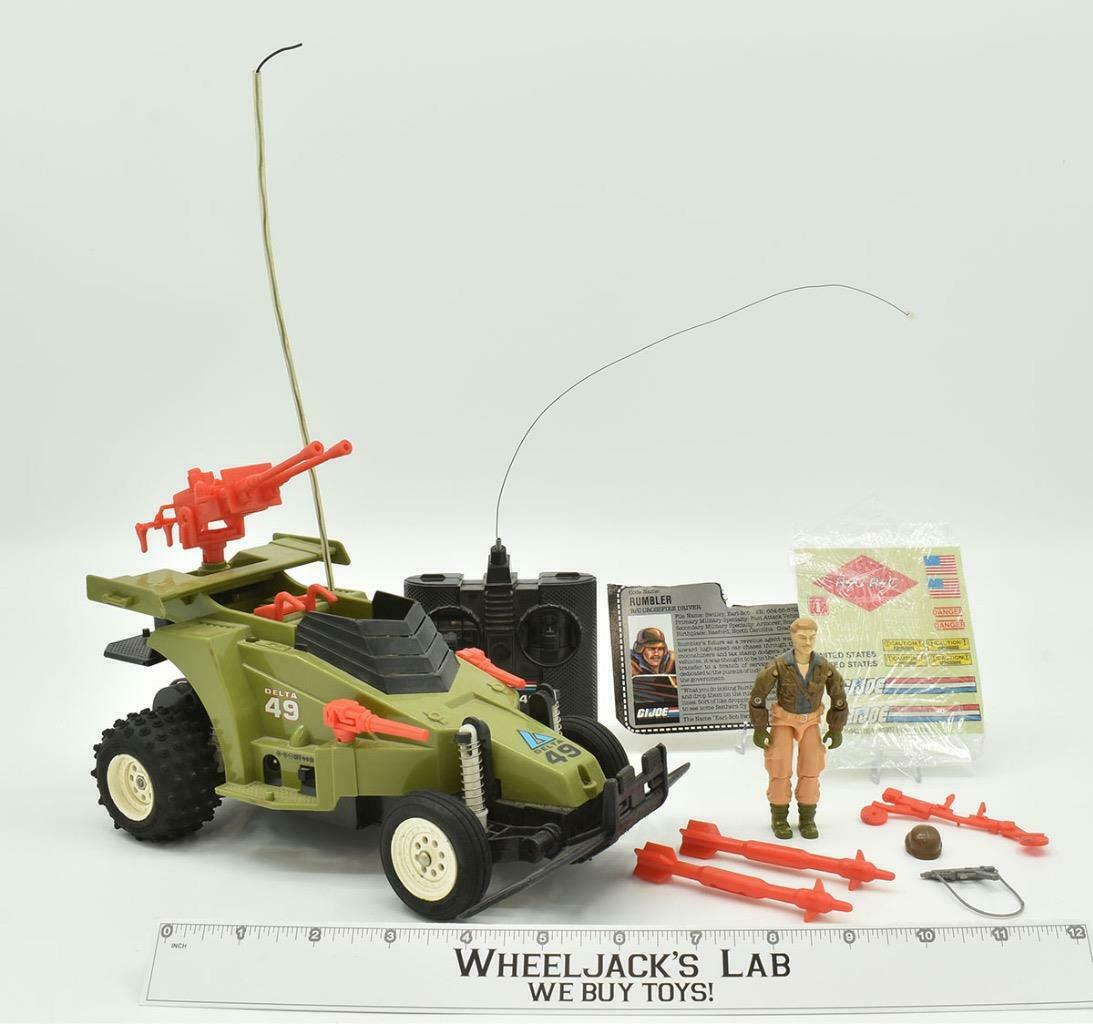 Crossfire Fast Attack 100% Complete Vehicle Works W/ Rumble 1987 Hasbro ...