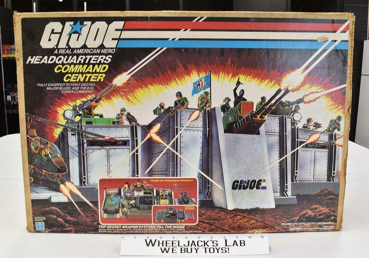 Headquarters Command Center Complete W/ Box GI Joe 1983 Vehicle Hasbro Vintage - Wheeljack's Lab