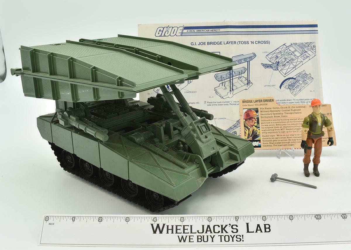 Bridge Layer W/ Tollbooth 100% Complete 1984 GI Joe ARAH Hasbro Vintage ...