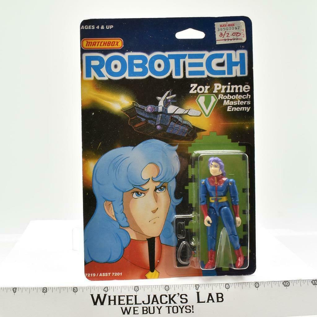 Zor Prime NEW SEALED MOSC Robotech 1985 Matchbox Vintage Action Figure ...