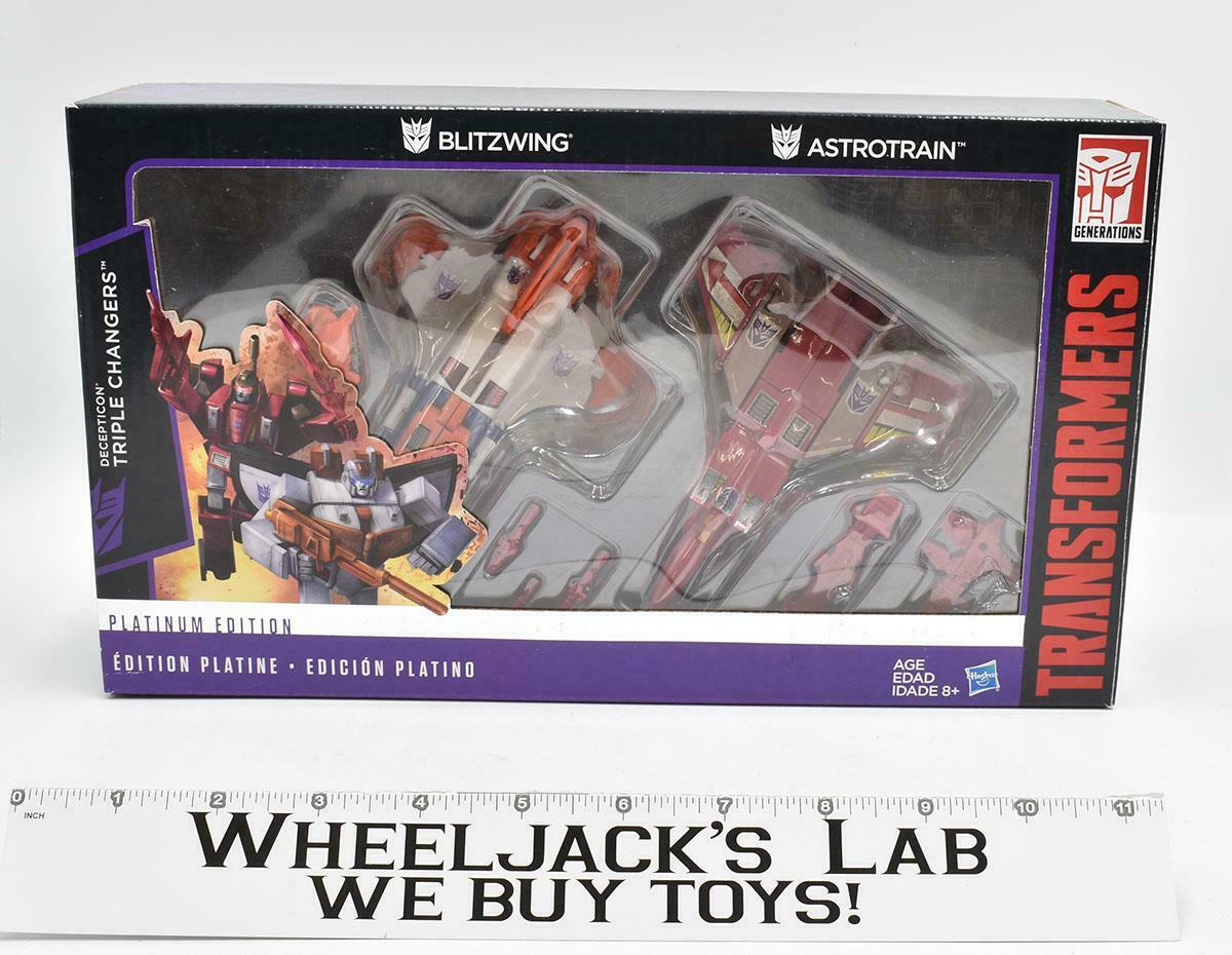 Blitzwing & Astrotrain MIB Platinum Edition 2014 Hasbro Action Figures ...
