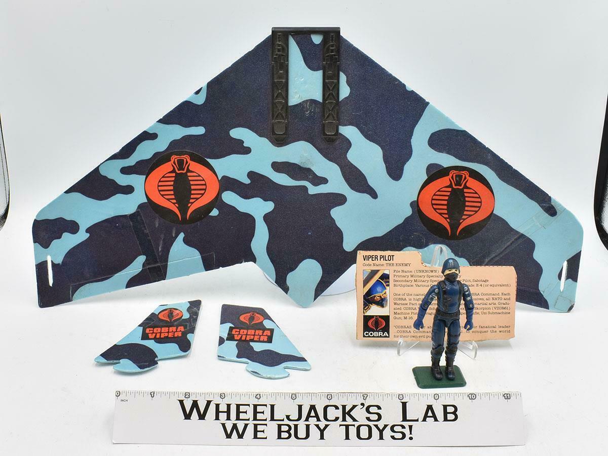 Cobra Viper Glider W/ Viper Pilot Complete 1983 GI Joe ARAH Action ...