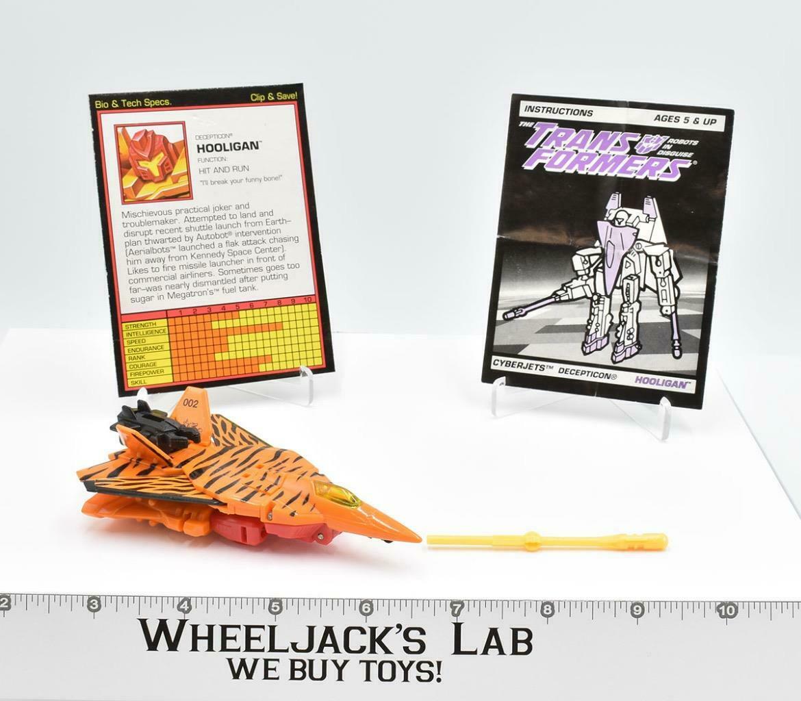 G2 Holligan Cyberjets 100% Complete 1994 Hasbro Transformers Vintage ...