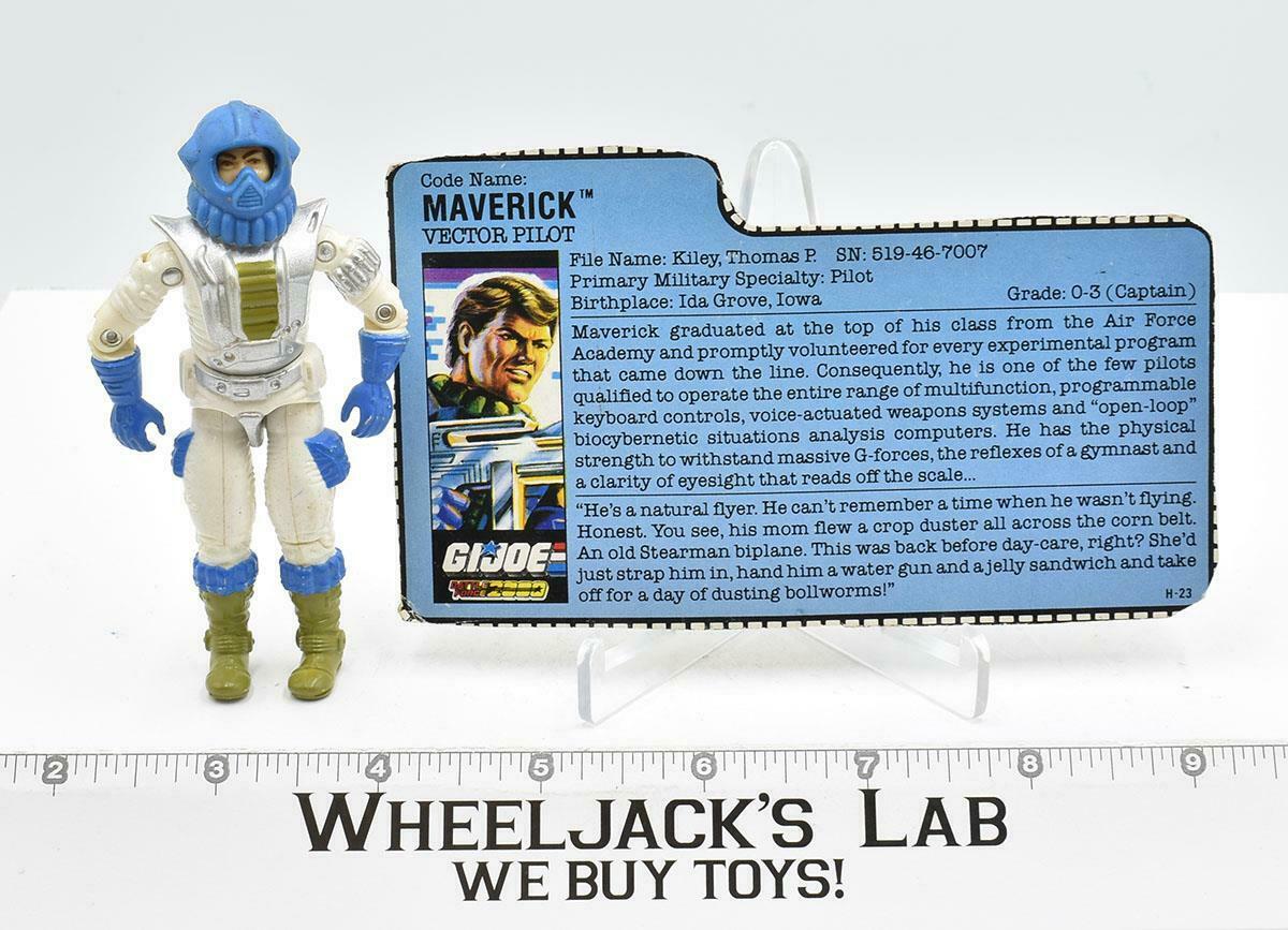 Maverick V1 1987 GI Joe ARAH Hasbro Vintage Action Figure - Wheeljack's Lab
