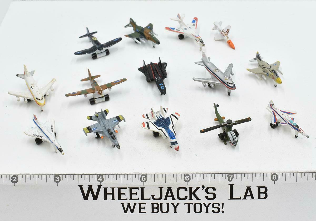 Lot of 14 Jets/Planes/Helicopters 1988-89 Vintage Galoob Micro Machines ...