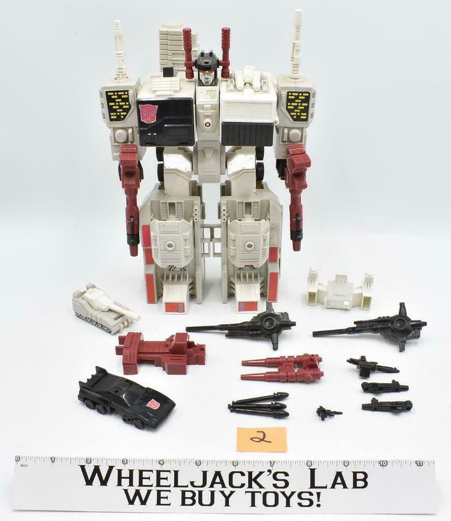Metroplex #2 100% Complete Vintage 1985 G1 Transformers Hasbro Action ...