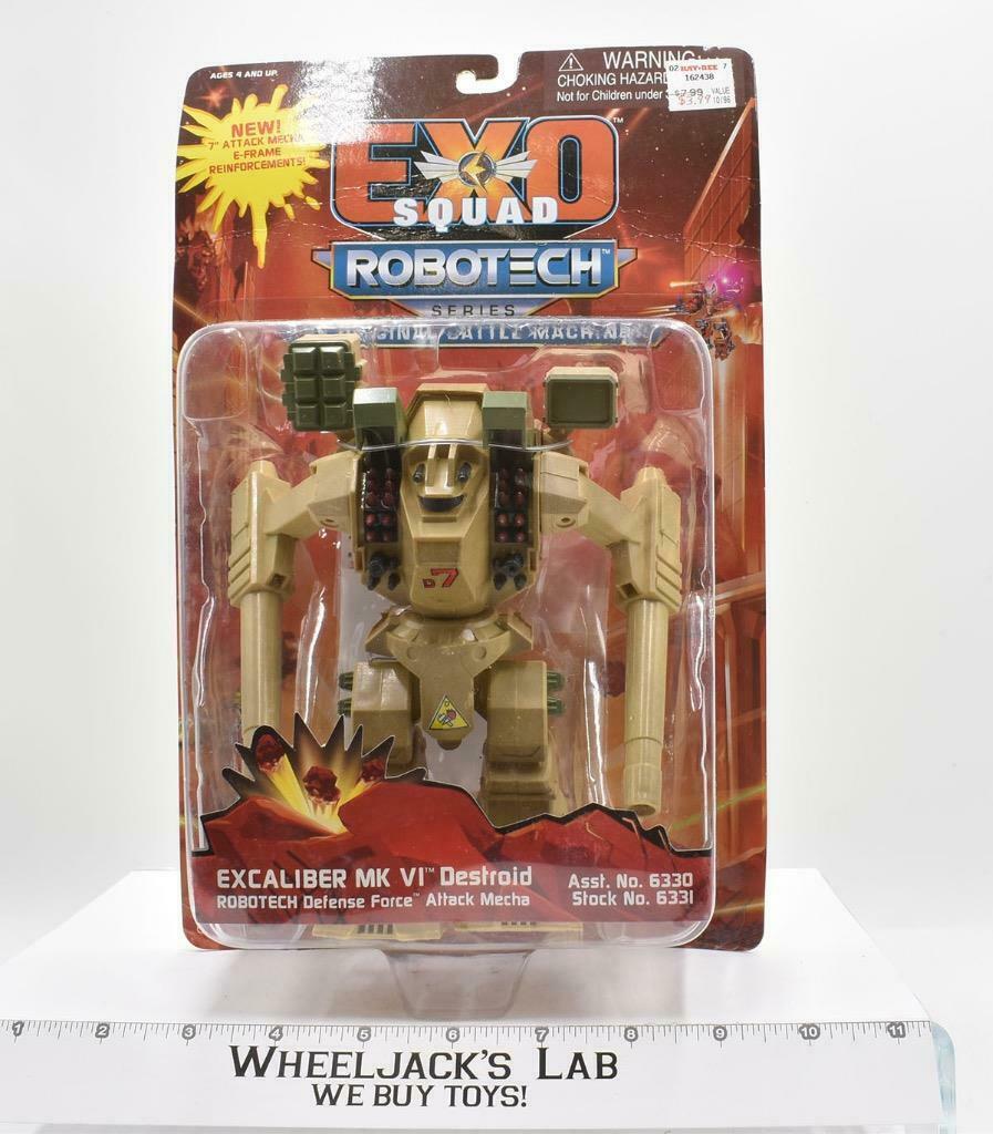 Excaliber MK VI Destroid Exo Squad Robotech MOSC 1994 Playmates NEW ...