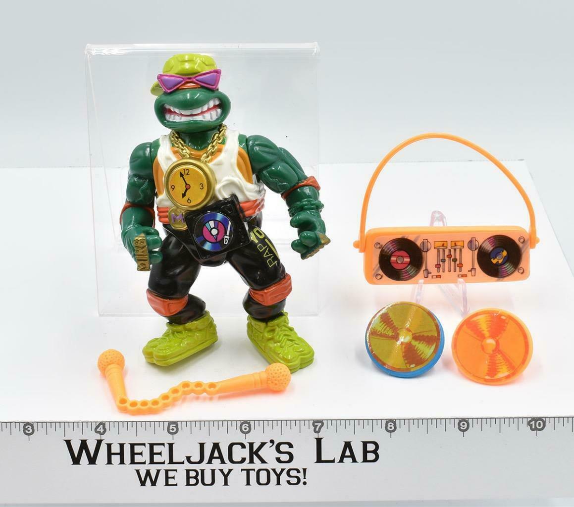 Rappin' Mike Complete 1991 TMNT Teenage Mutant Ninja Turtle Playmates ...