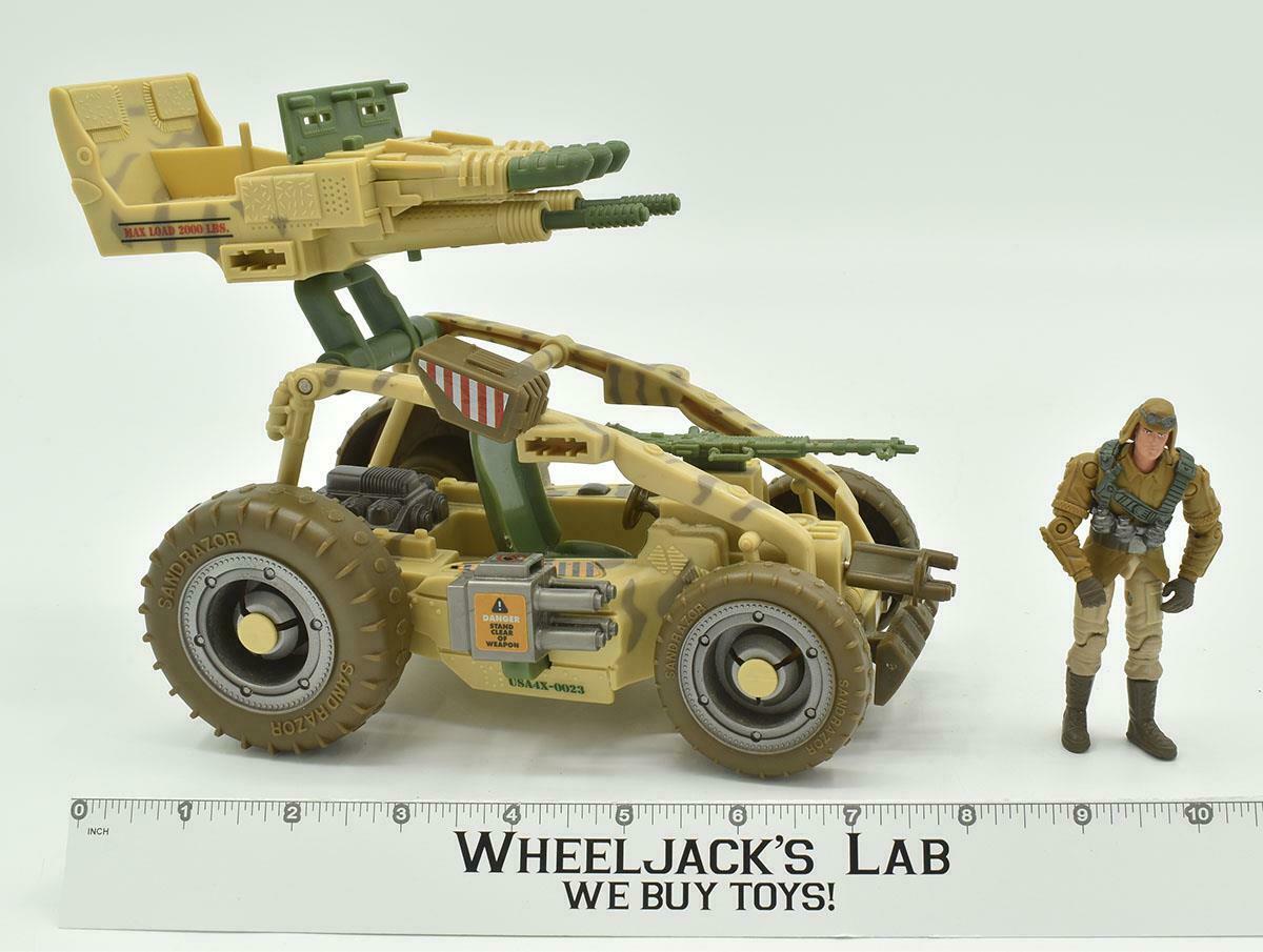 Sand Razor With Dusty G.I. Joe 2002 Vehicle Action Figure Hasbro ...