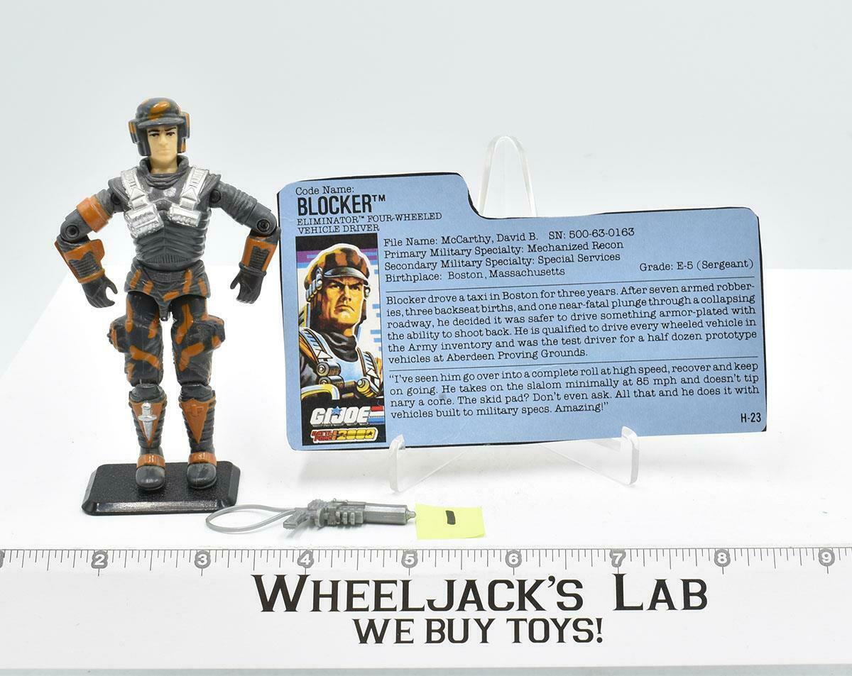 Blocker #1 V1 1987 GI Joe ARAH Vintage Hasbro Action Figure - Wheeljack ...