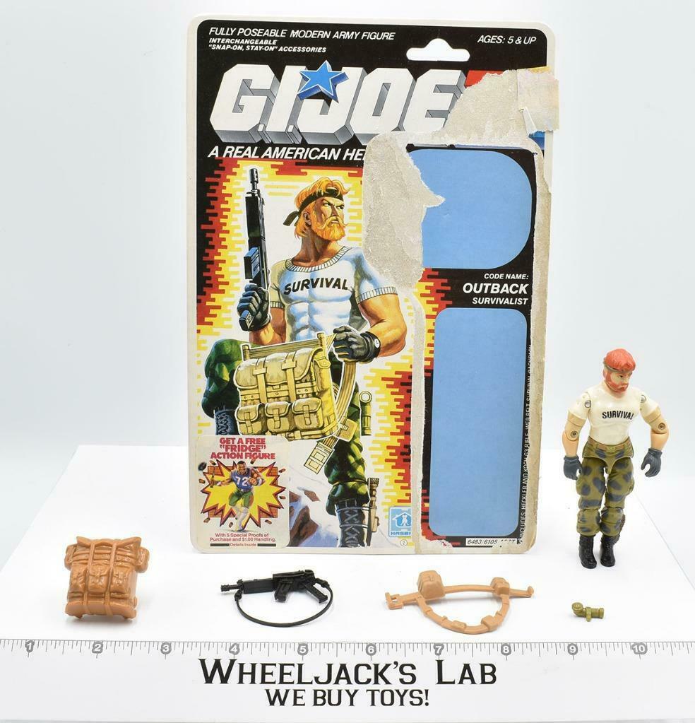Outback V1 100% Complete W CARD 1987 GI Joe Hasbro Vintage Action ...