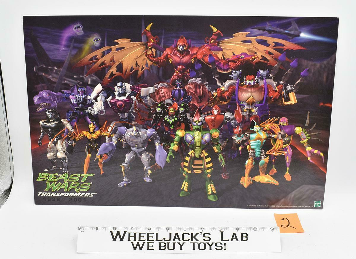 Botcon 3H 2001 #2 Promo Beast Wars Prints Poster Predacons - Wheeljack ...