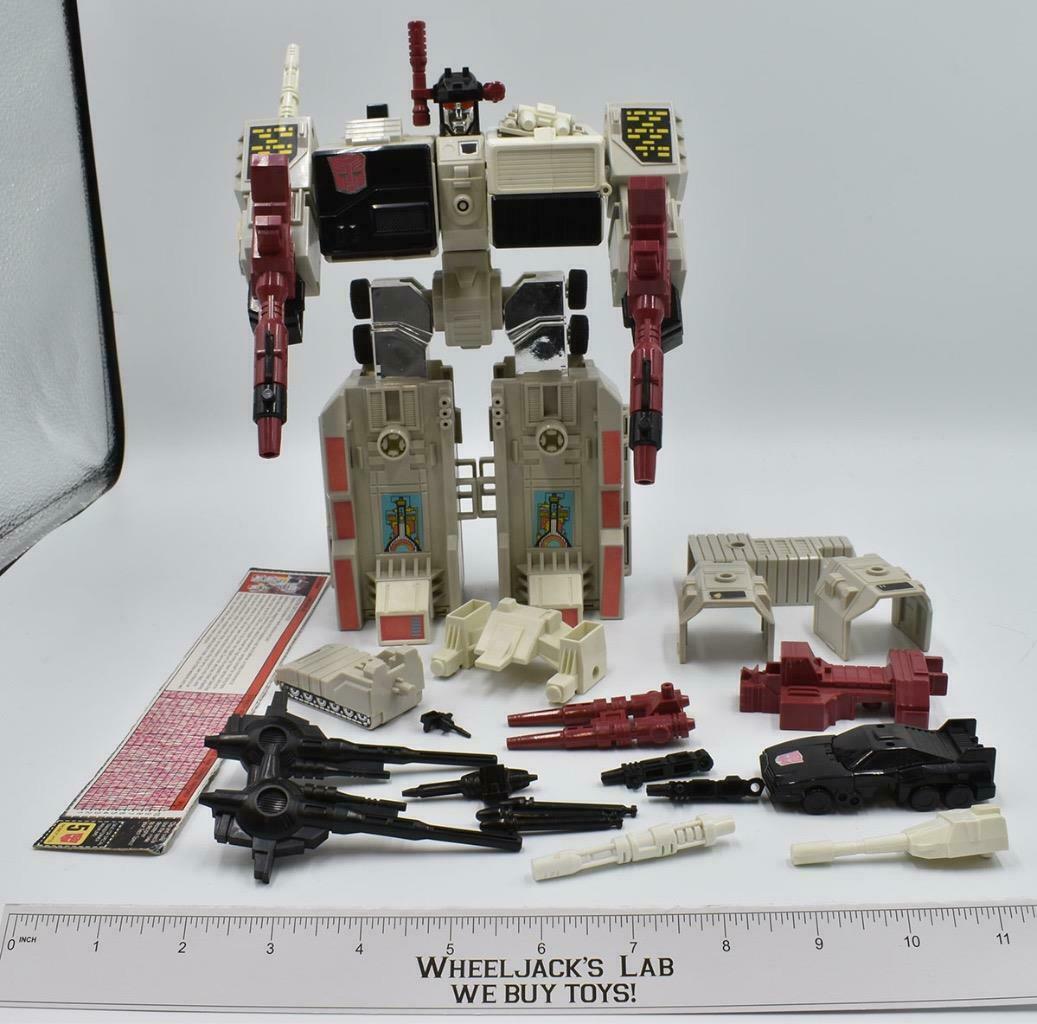 Metroplex RT 100% Complete Vintage 1985 G1 Transformers Hasbro Action ...