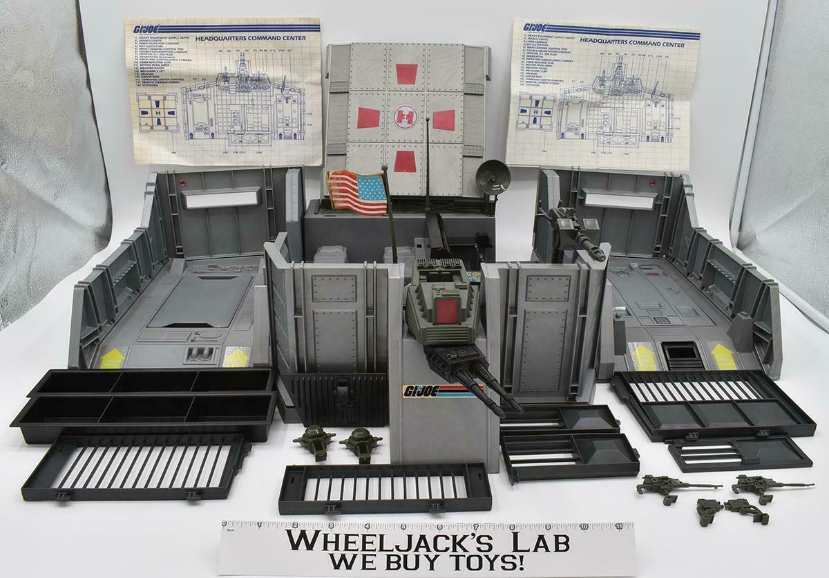 Headquarters Command Center #2 100% Complete GI Joe 1983 Hasbro Playset Action - Wheeljack's Lab