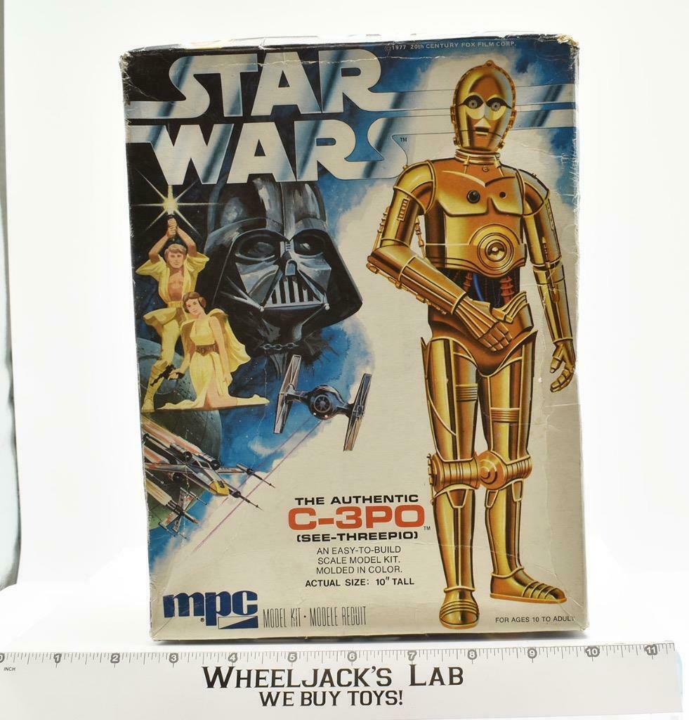 The Authentic C-3PO See-Threepio Star Wars MPC Model Kit MIB 10" 1977 ...