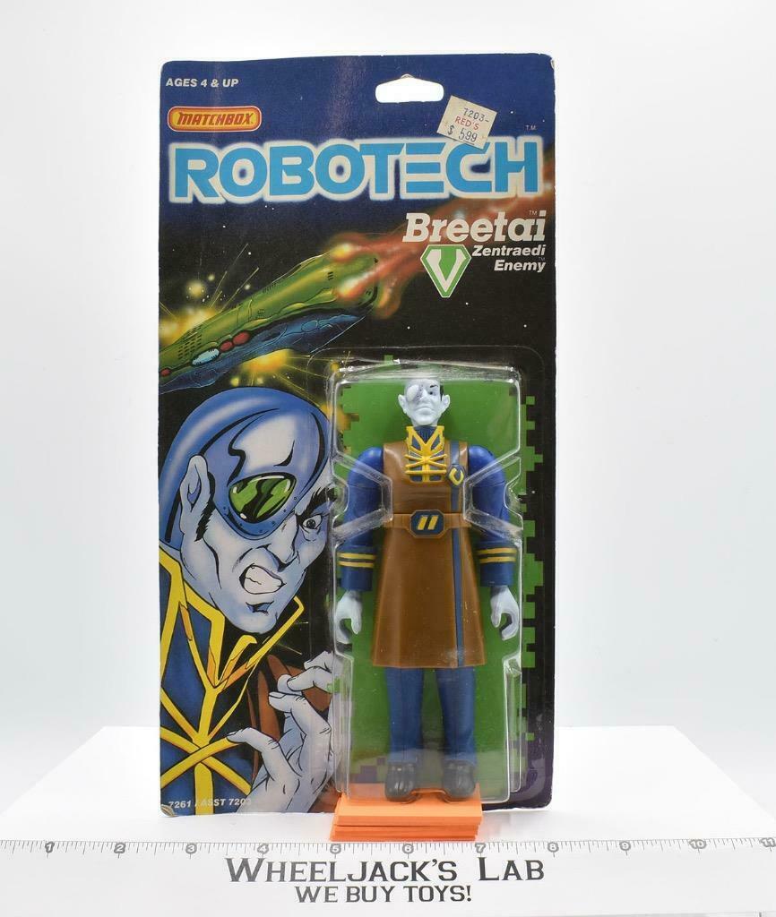 Breetai 6" NEW SEALED MOSC Robotech 1985 Matchbox Vintage Action Figure ...