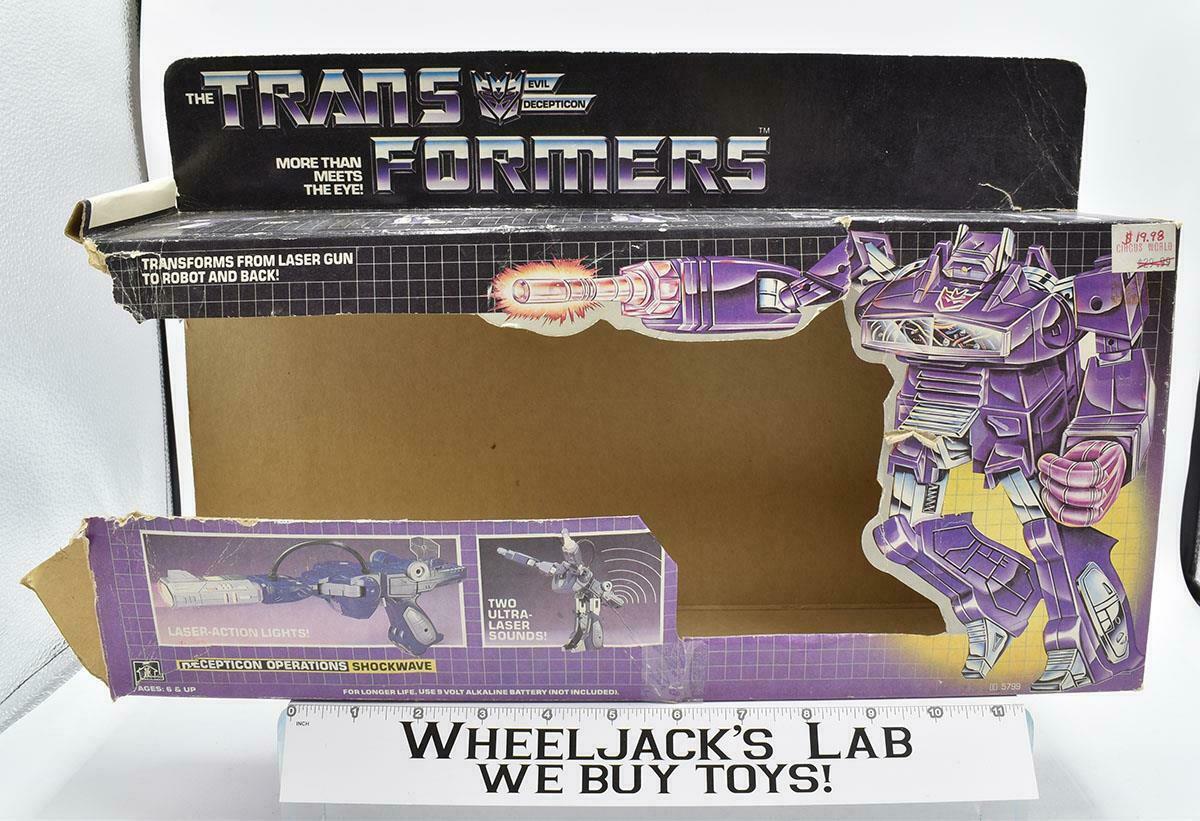 Shockwave Box Only 1985 Action Figure Vintage Hasbro G1 Transformers ...