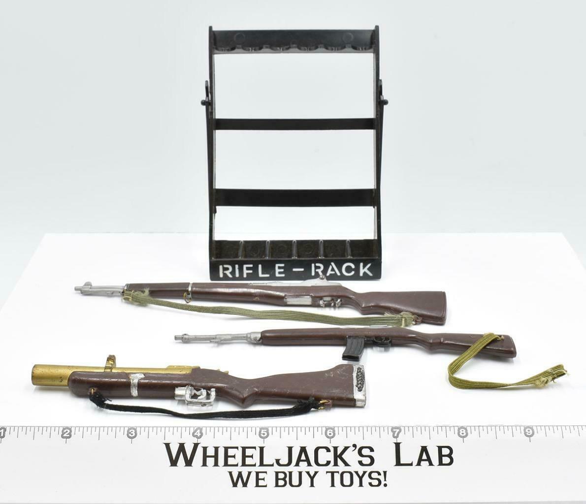 Weapons Rack Action Soldier/Marine Equipment Set GI Joe 1967 Hasbro ...